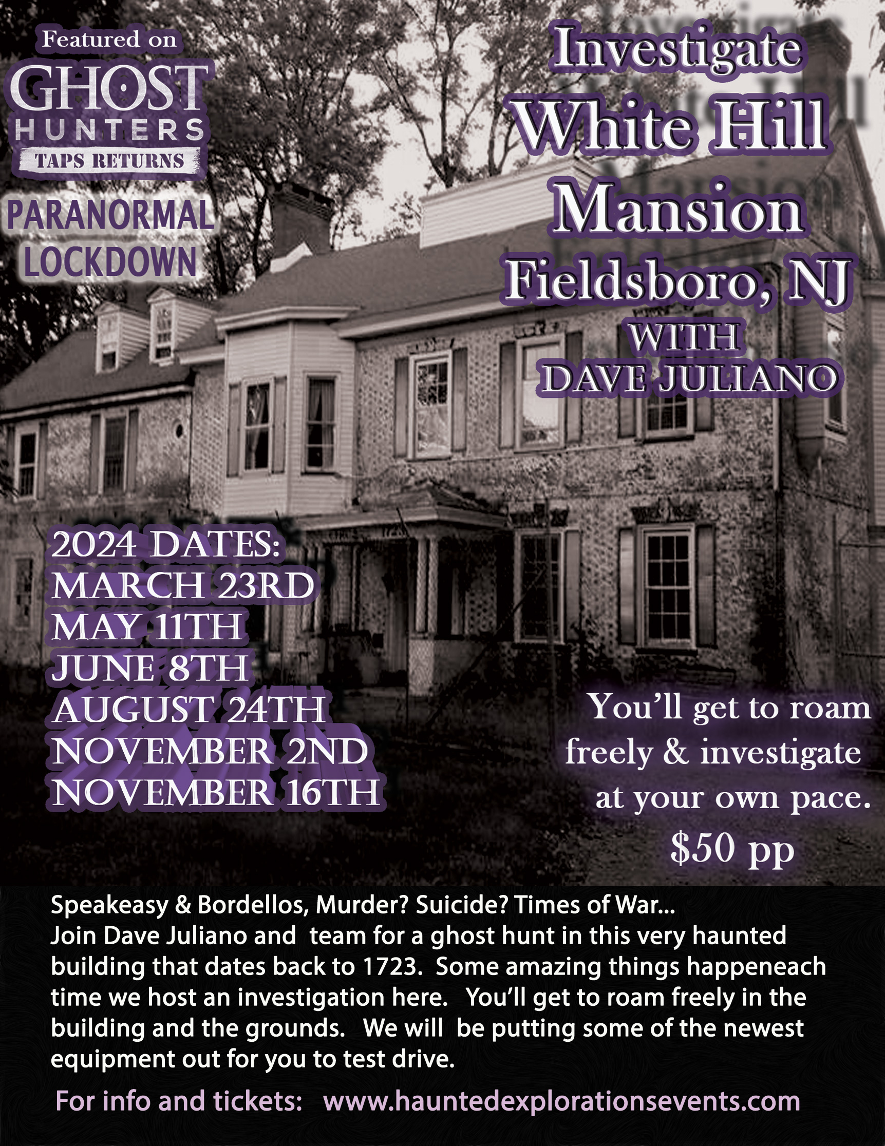 Events & Lectures – South Jersey Ghost Research